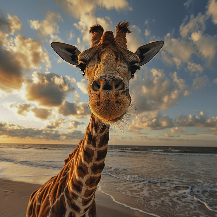 Printed Glass Kitchen Splashback Giraffe – Bespoke Glass Products